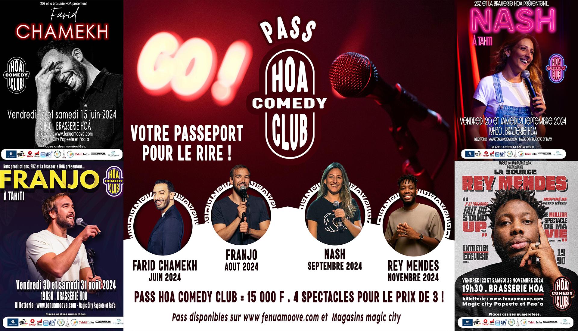 PASS HOA COMEDY CLUB - Fenua Moove