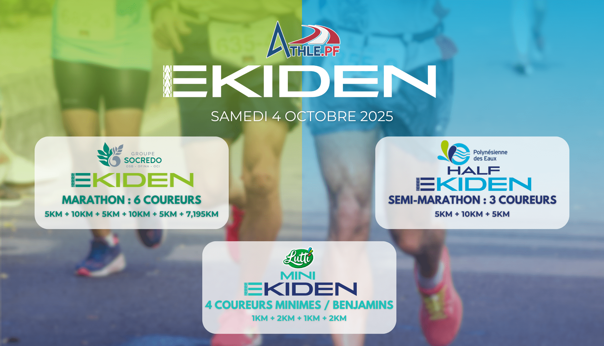 SOCREDO EKIDEN, POLYNESIENNE DES EAUX HALF EKIDEN et MINI EKIDEN ...